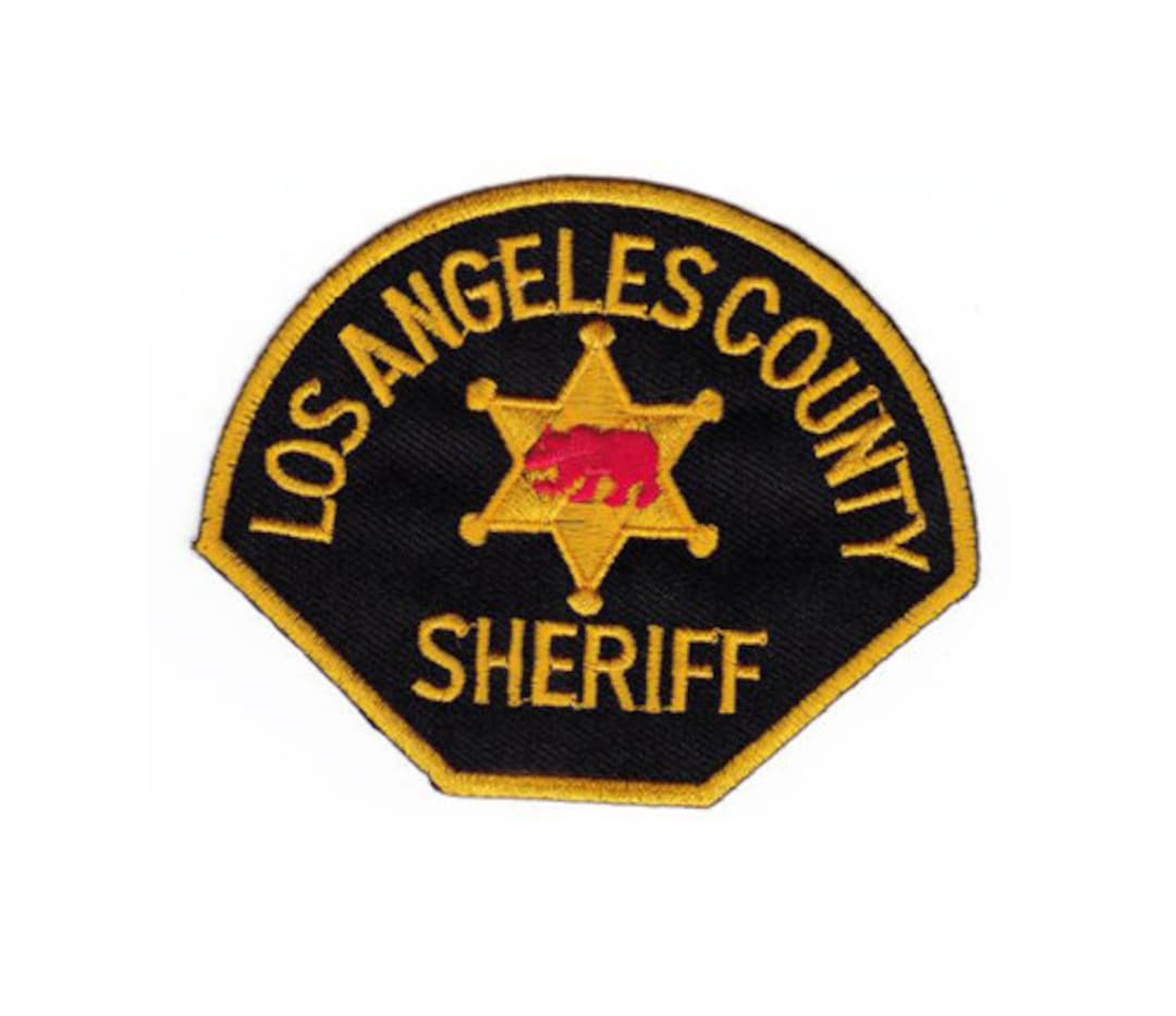 Am20 Los Angeles County Sheriff Badge USA Security Patch Iron-on ...