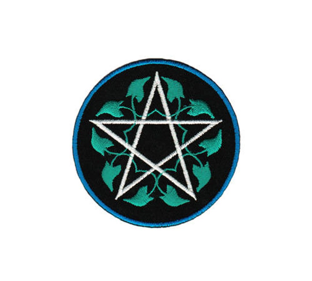 An62 Pentagram Patch Badge Iron-on Applique Patch Size 7.3 X 7.3 Cm - Etsy
