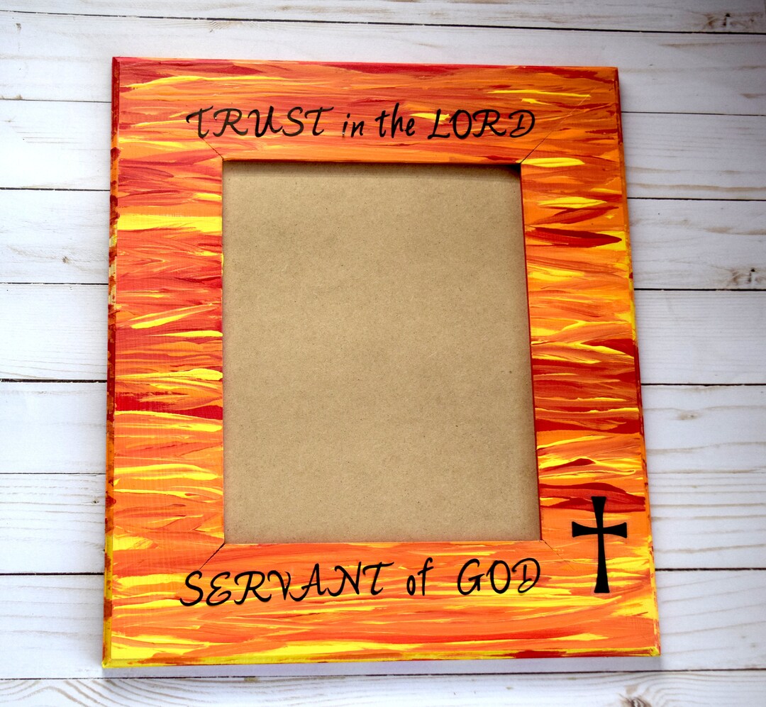 In Memoriam Picture 8 X 10 Wood Frame for Photograph With Bible Verse ...