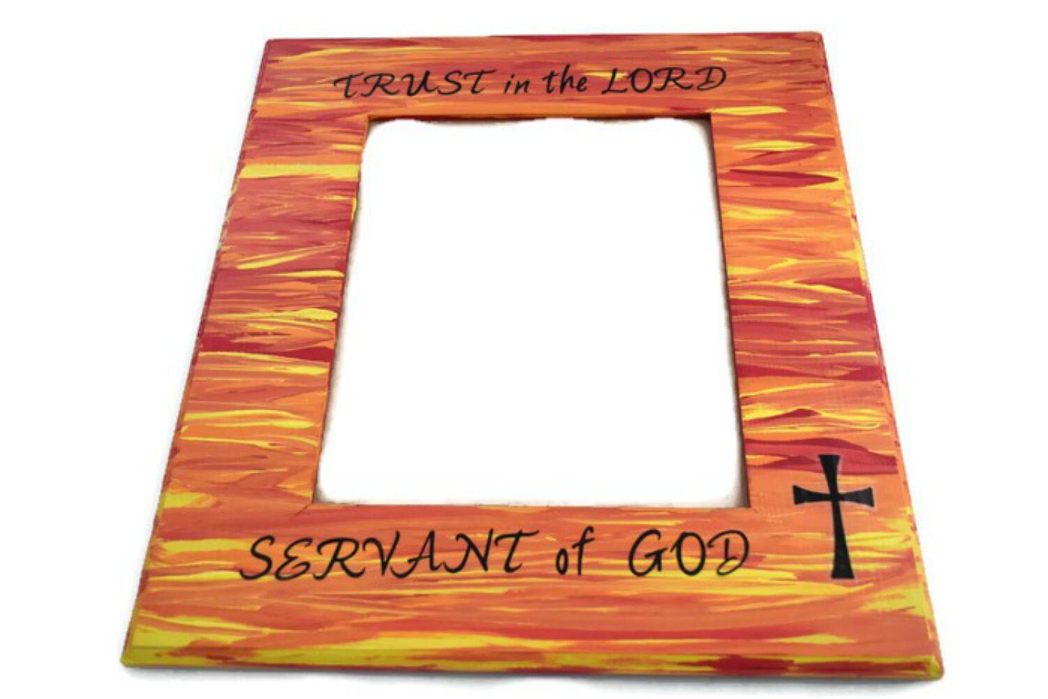 In Memoriam Picture 8 X 10 Wood Frame for Photograph With Bible Verse ...