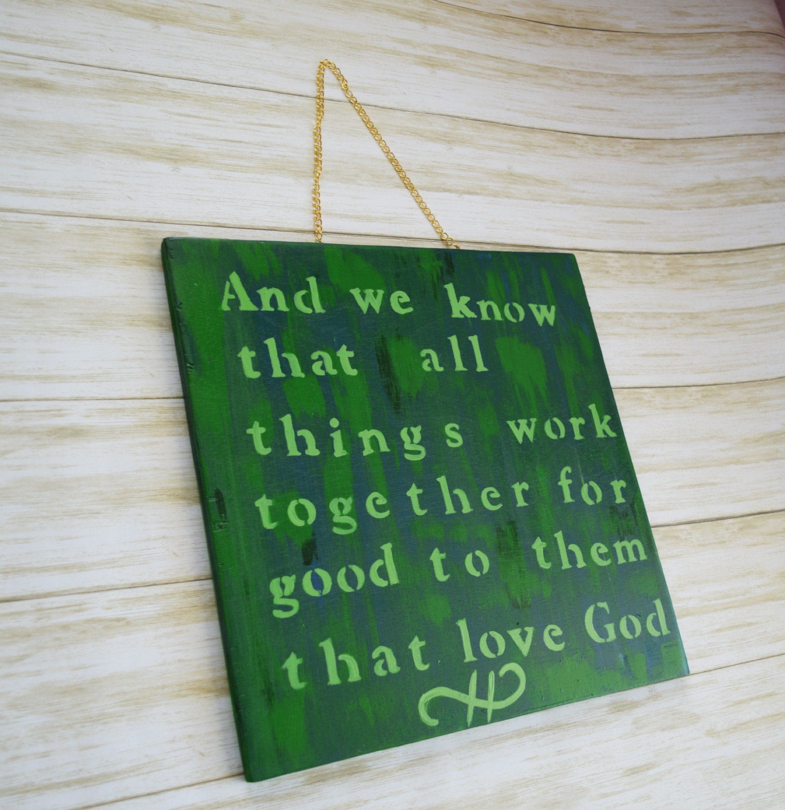 Bible Verse Sign for Christian Home / Scripture on Wood for Bedroom ...