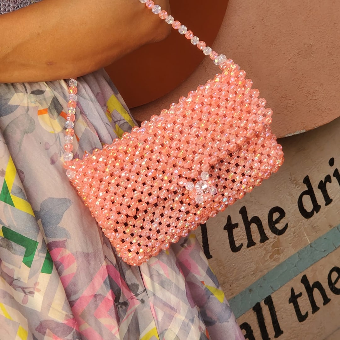 Beaded Clutch Bag - Etsy