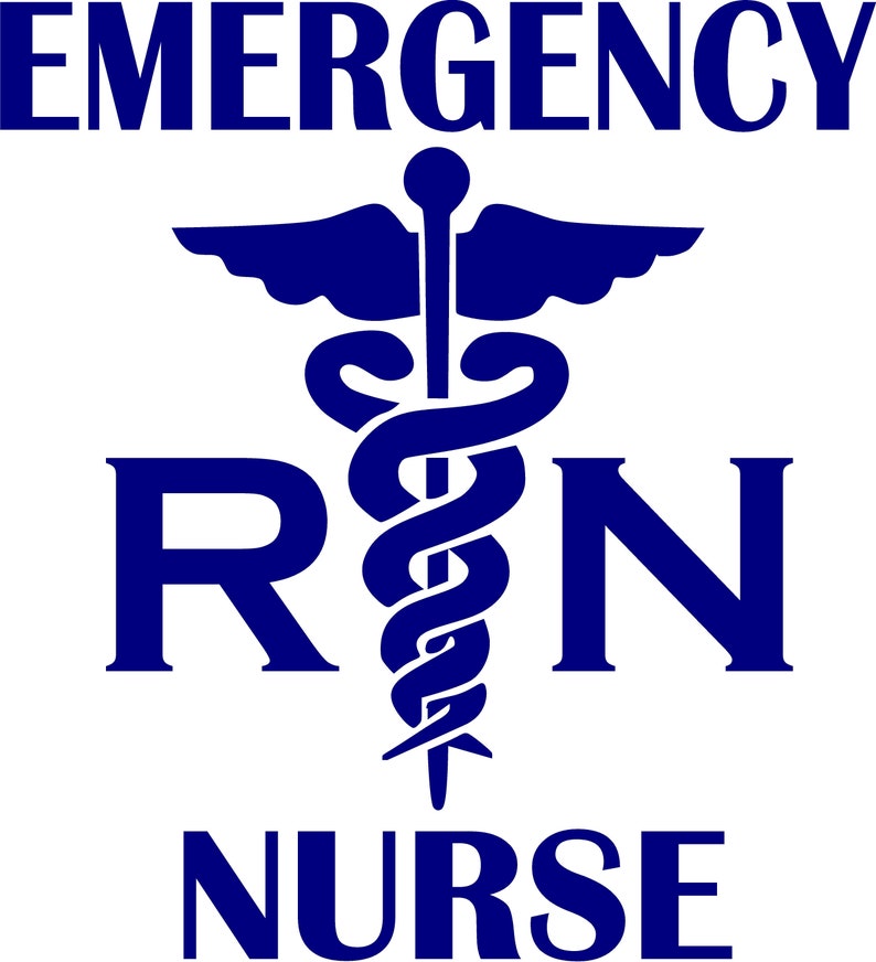Emergency RN Nurse Sticker/Decal | Etsy