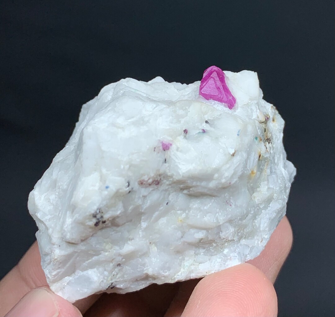 Natural Red Blood Ruby Specimen From Hunza Mine Gilgit Pakistan ...