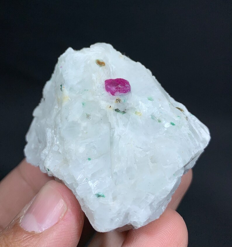 Natural Red Blood Ruby Specimen From Hunza Mine Gilgit Pakistan ...