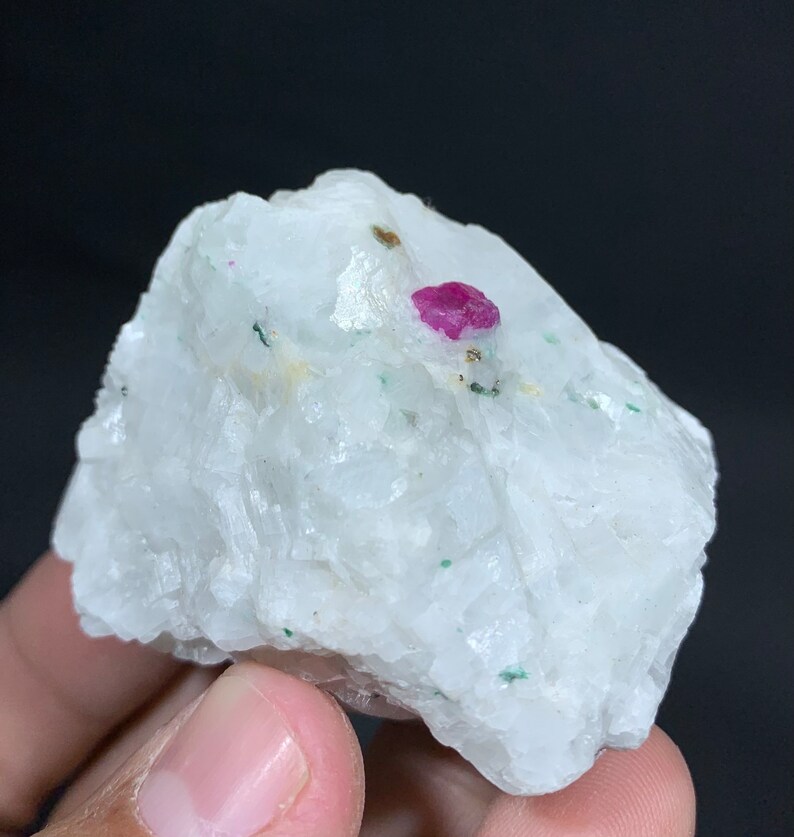 Natural Red Blood Ruby Specimen From Hunza Mine Gilgit Pakistan ...