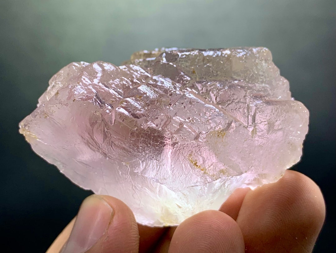 Natural Bi Color Pink Huge Size Fluorite Crystal from Chumarbakoor Mine ...