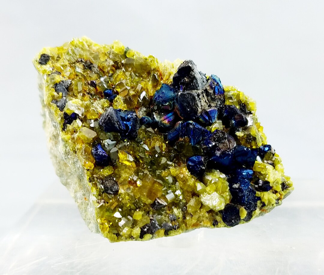 Rare Most Rainbow Azurite Specimen From Badakhshan Afghanistan - Etsy