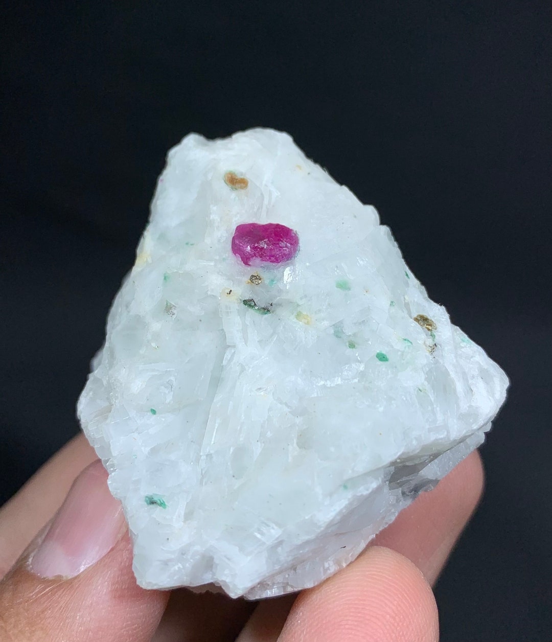 Natural Red Blood Ruby Specimen From Hunza Mine Gilgit Pakistan ...
