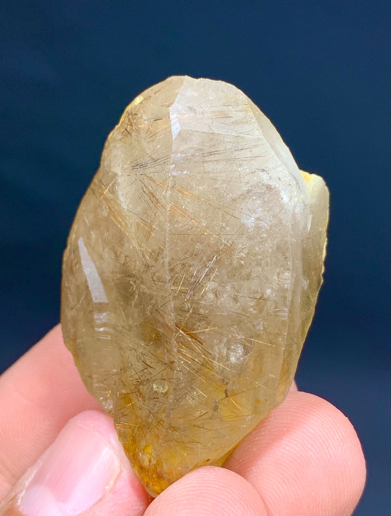 Natural Red Rutile Included Quartz Crystal From Skardu Pakistan, Red ...