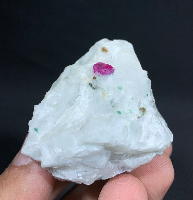 Natural Red Blood Ruby Specimen From Hunza Mine Gilgit Pakistan ...