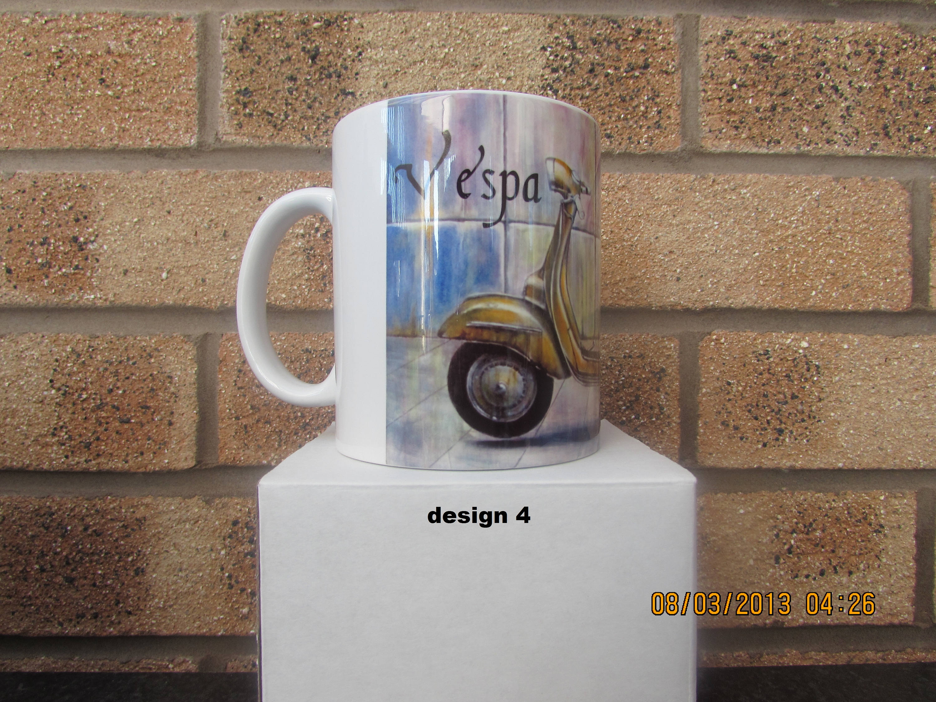 Personalised Ceramic Scooter / Vespa / Lambretta Mugs - Etsy
