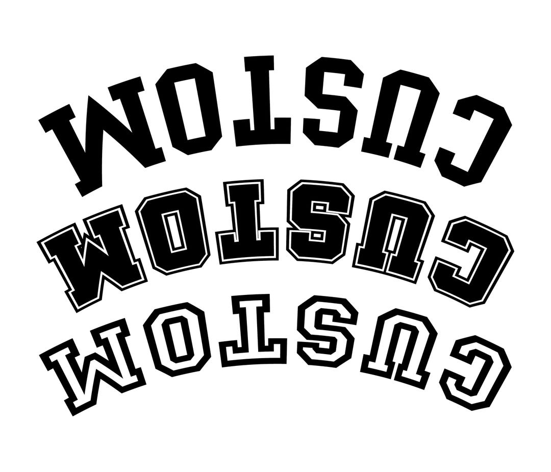 CUSTOM Upside Down Name Word - PNG/SVG File Bundle (instant Download ...