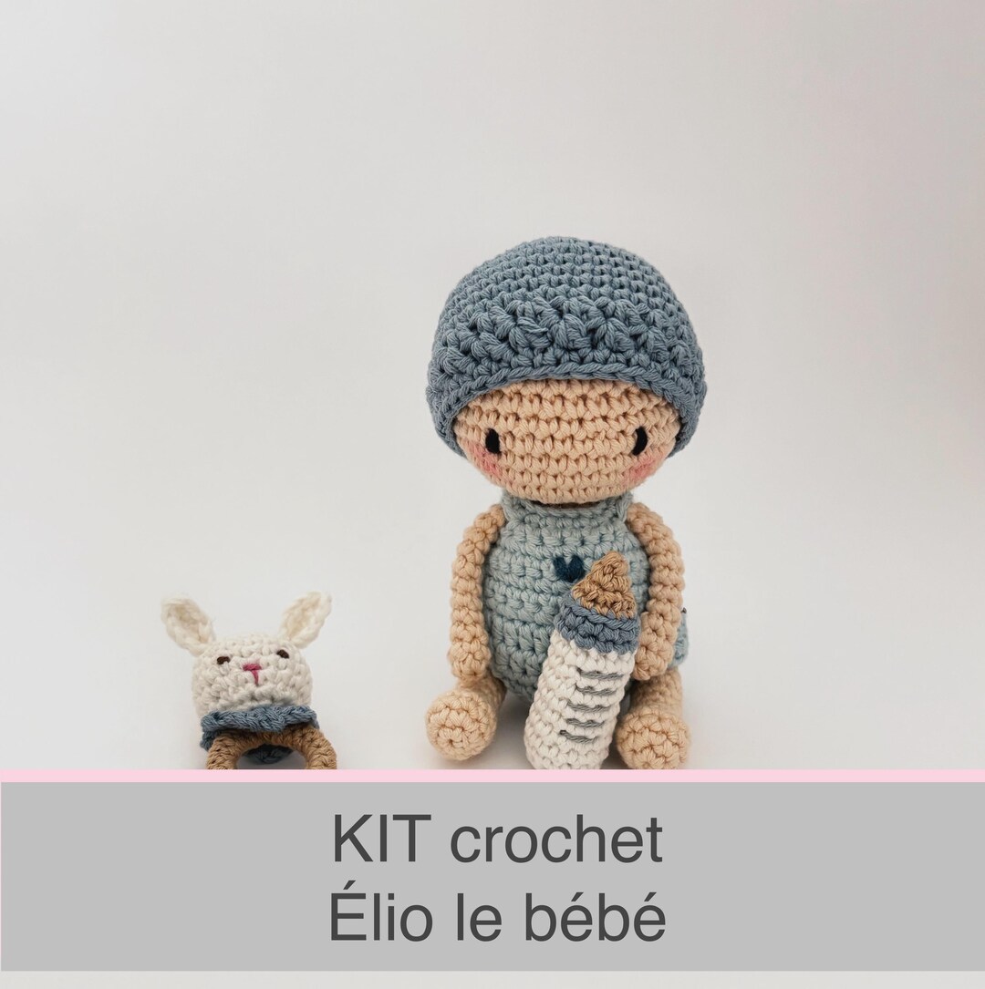 Crochet Elio the Baby Doll Kit, Crochet Kit, DIY Materials - Etsy