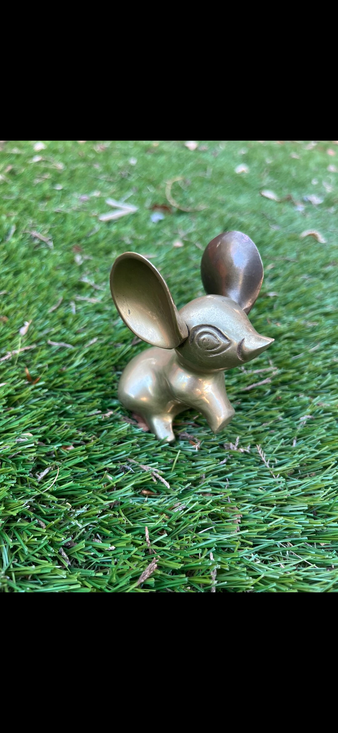 Vintage Polished Brass Begging Mouse - Etsy