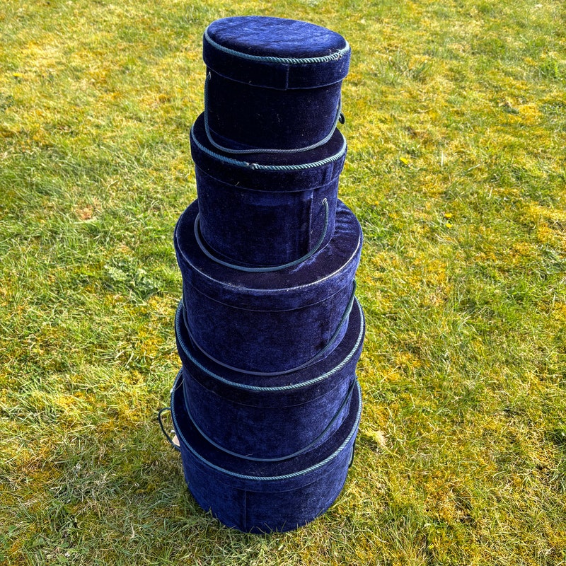 Vintage Hat Box - Etsy