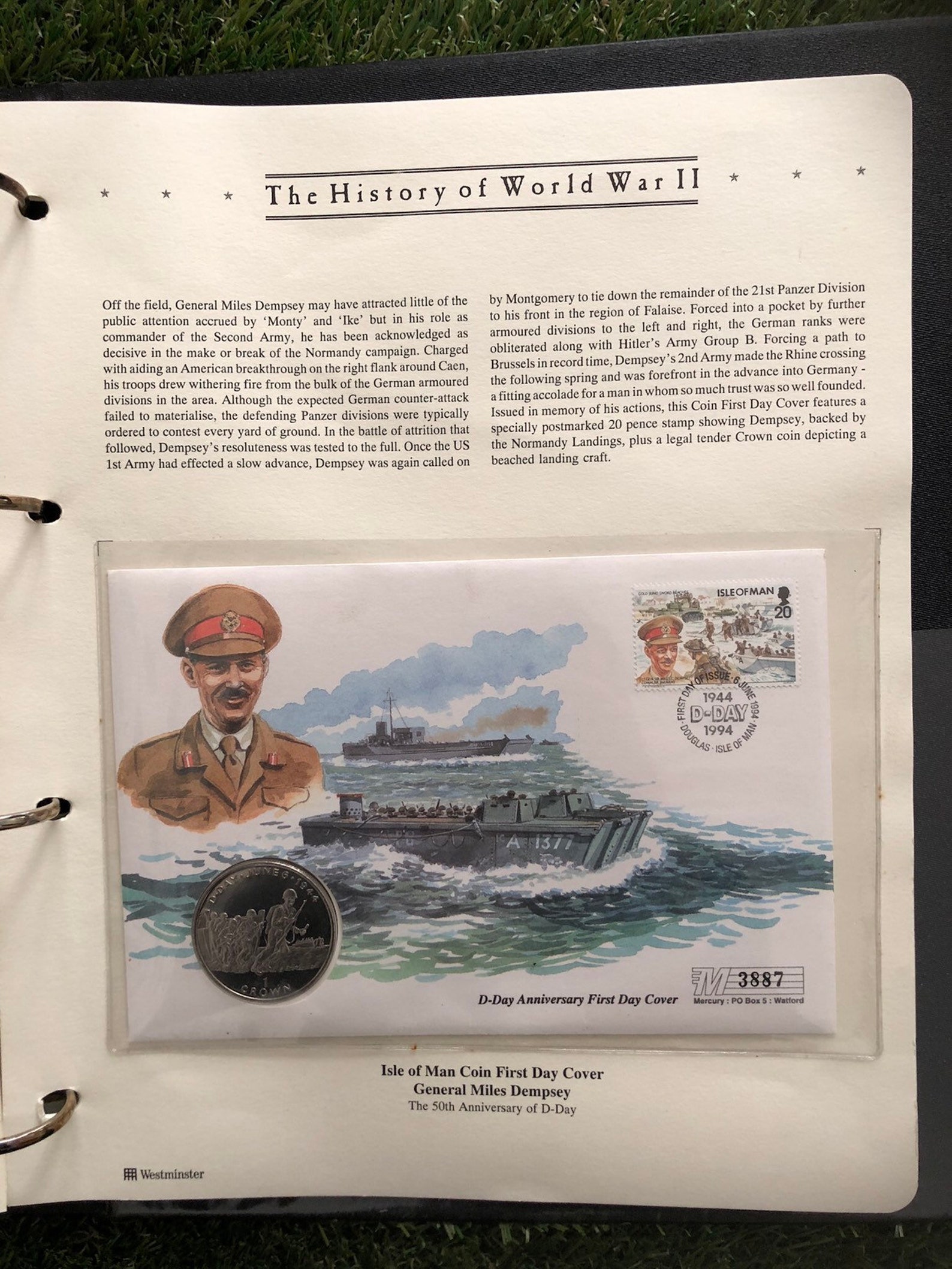The History of World War 2 A4 Binder Book Coins and Stamps Collectibles ...