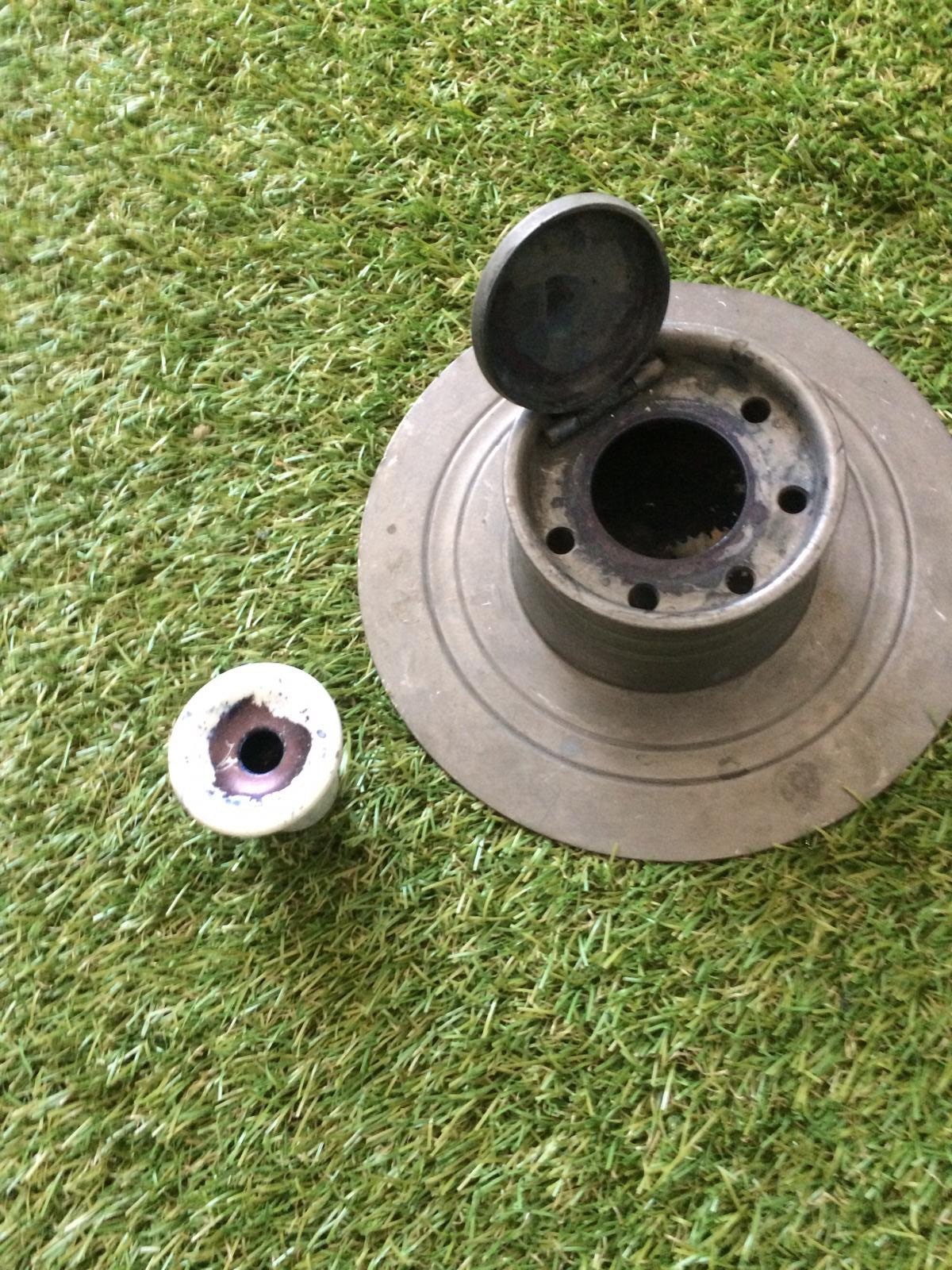 Vintage Captains Ships Capstan Pewter Inkwell *** SALE - Etsy