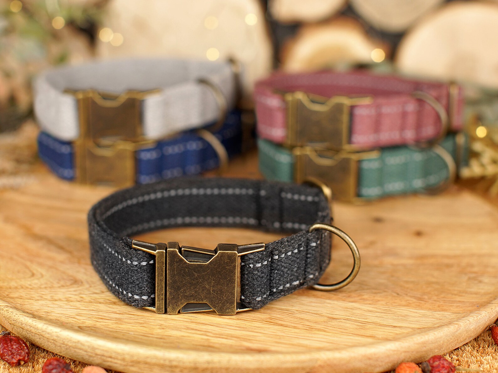 Reflective Collar for Dogs Personalized Dog Collar Buckle - Etsy