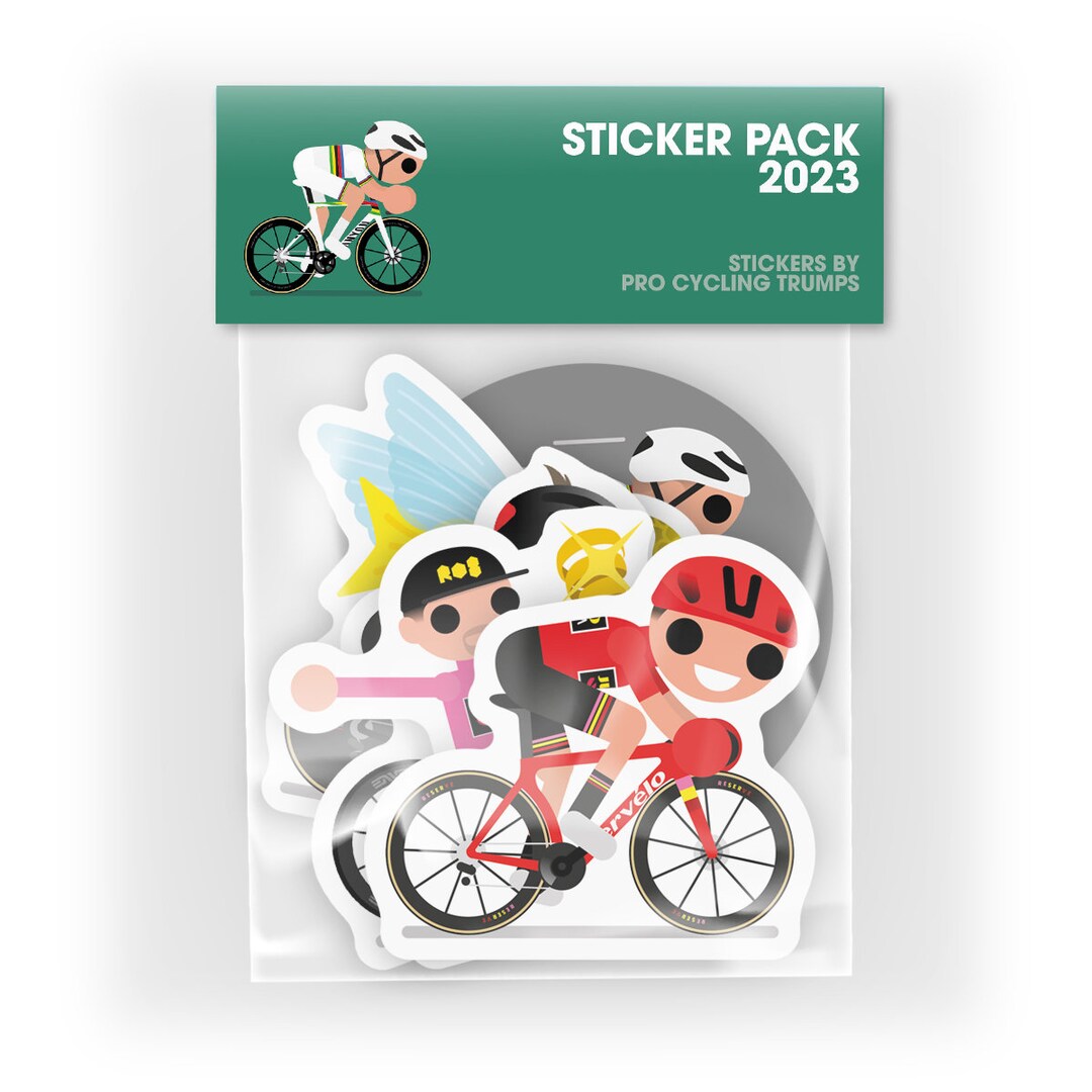 Pro Cycling Sticker Pack 2023 - Etsy