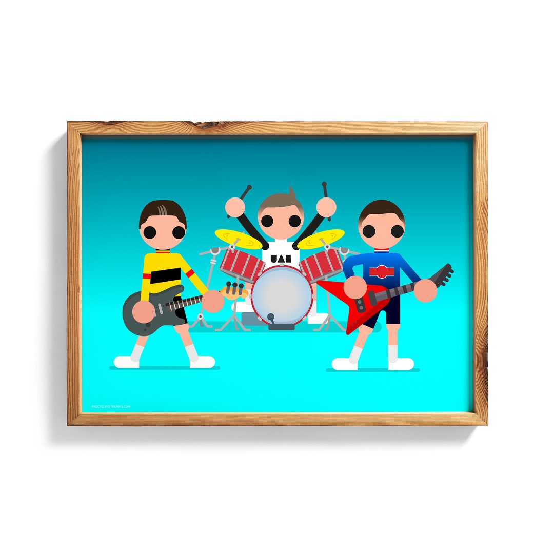 The Big Three Flanders Rock Band 2023 Print - Etsy