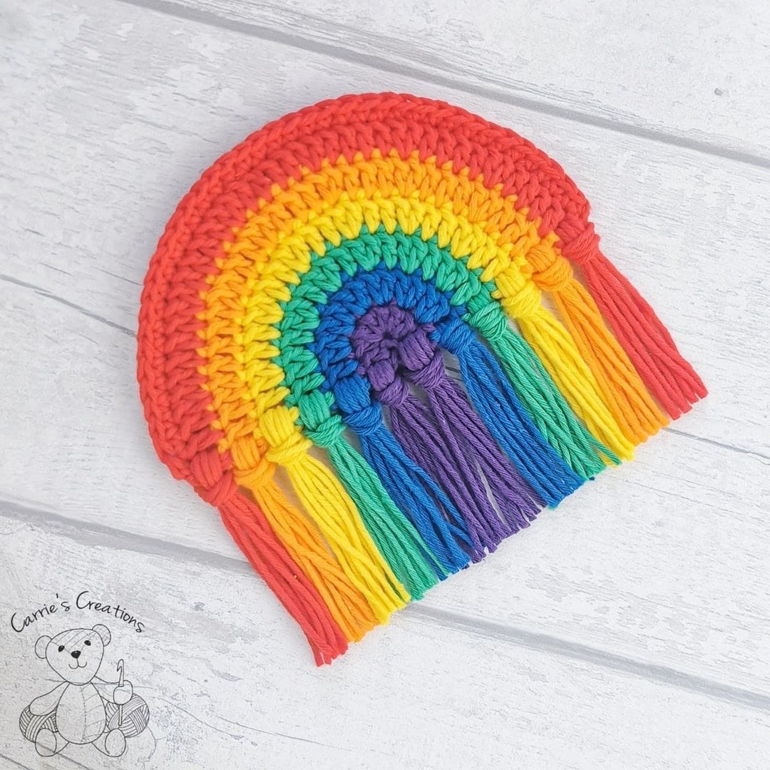 Crochet Rainbow Pattern, Rainbow Pattern, Crochet Rainbow, Crochet ...