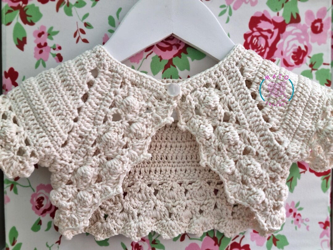 Flower Girl Crochet Shrug Pattern, Wedding & Special Occasion Crochet ...
