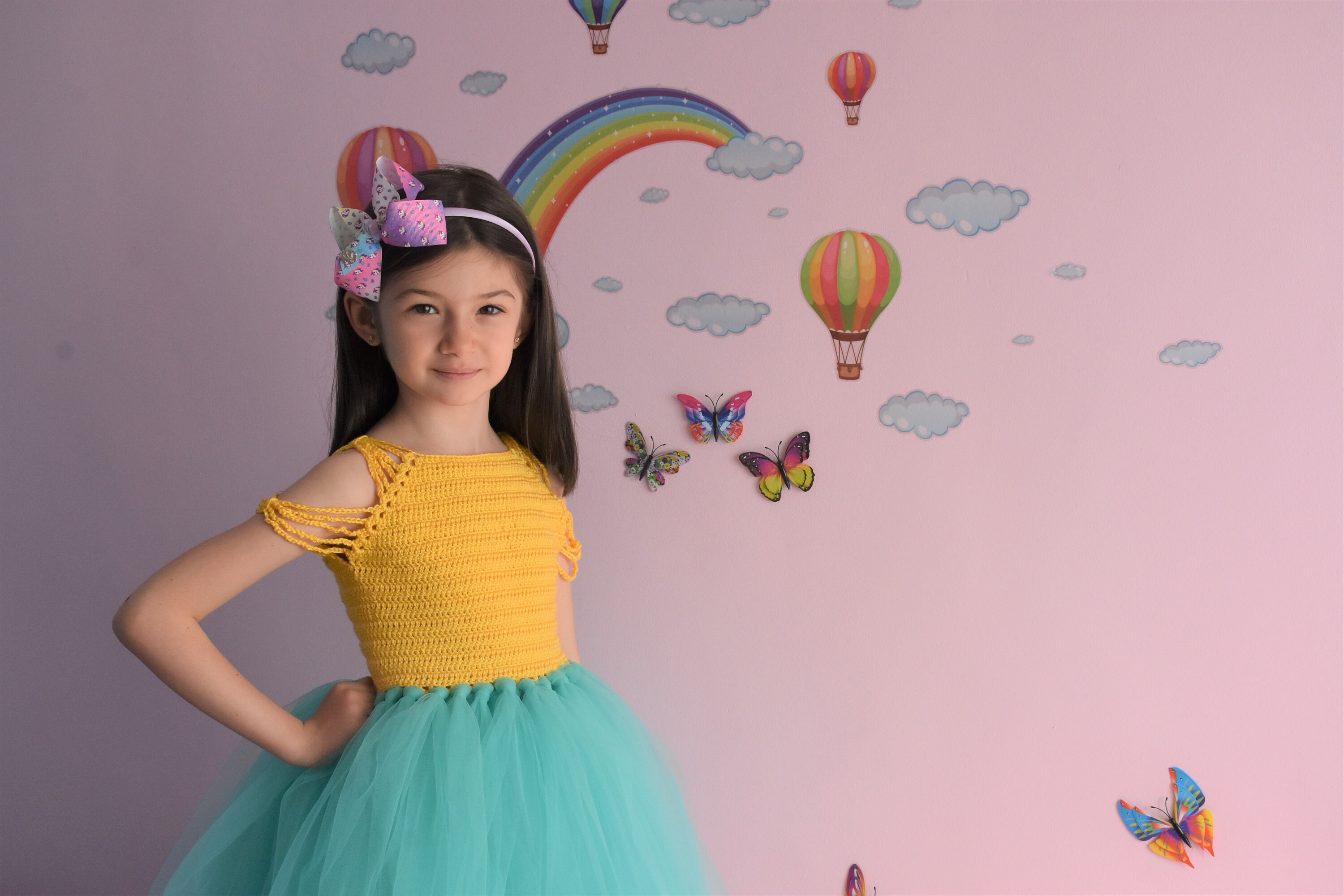 Girl Crochet Tutu Dress Pattern Flower Girl Dress Pattern - Etsy