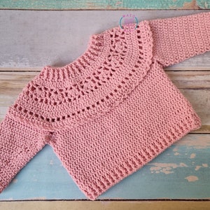 Baby Crochet Sweater Pattern, Sizes Newborn to 4 Years Old - Etsy