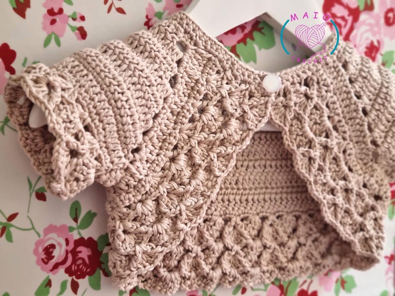 Flower Girl Crochet Shrug Pattern, Wedding & Special Occasion Crochet ...