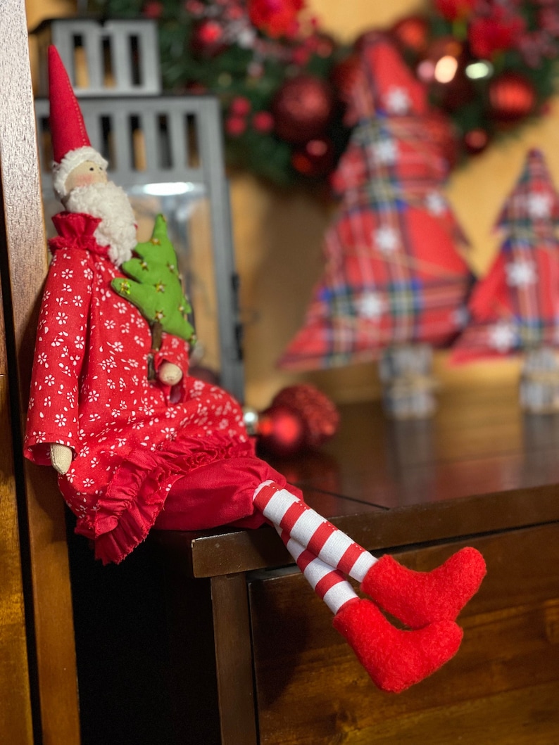 Santa Claus Santa Tilda Doll Scandinavian Christmas Doll Primitive ...