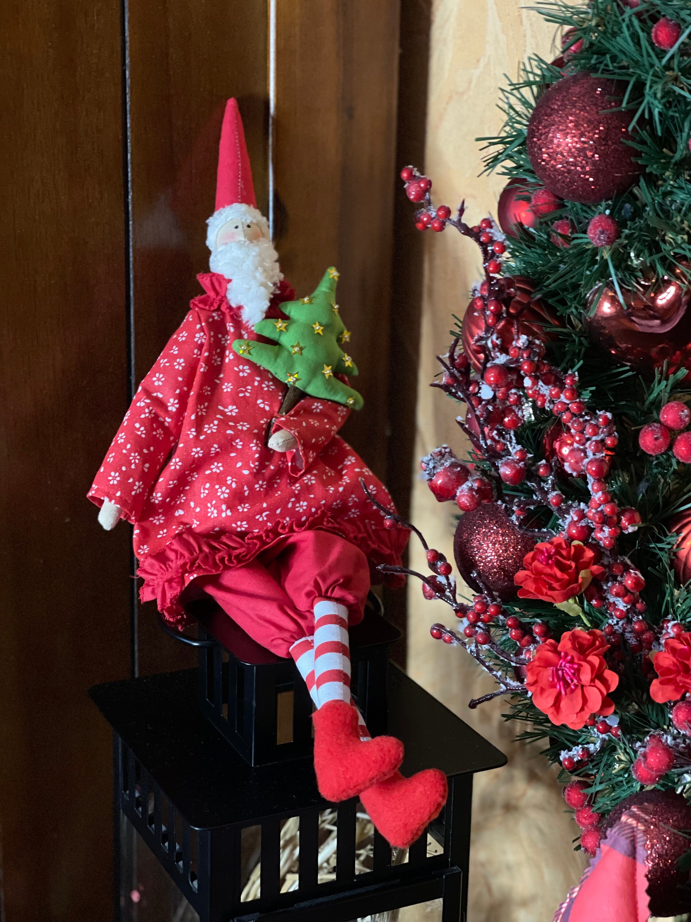 Santa Claus Santa Tilda Doll Scandinavian Christmas Doll Primitive ...