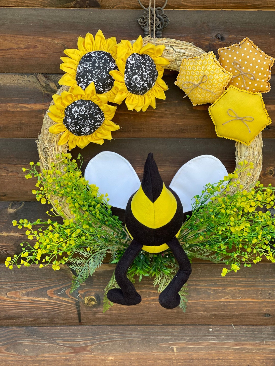 Bee Butt Honey Bee Bee Butt for Wreath Yellow-black Butt of a Bee ...