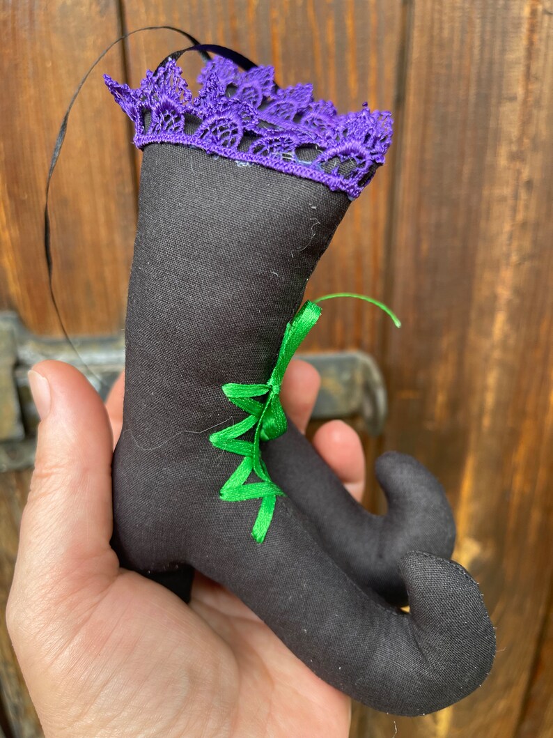 Hanging Witch Boots Witch's Boots Halloween Farmhouse Decor Door Decor ...