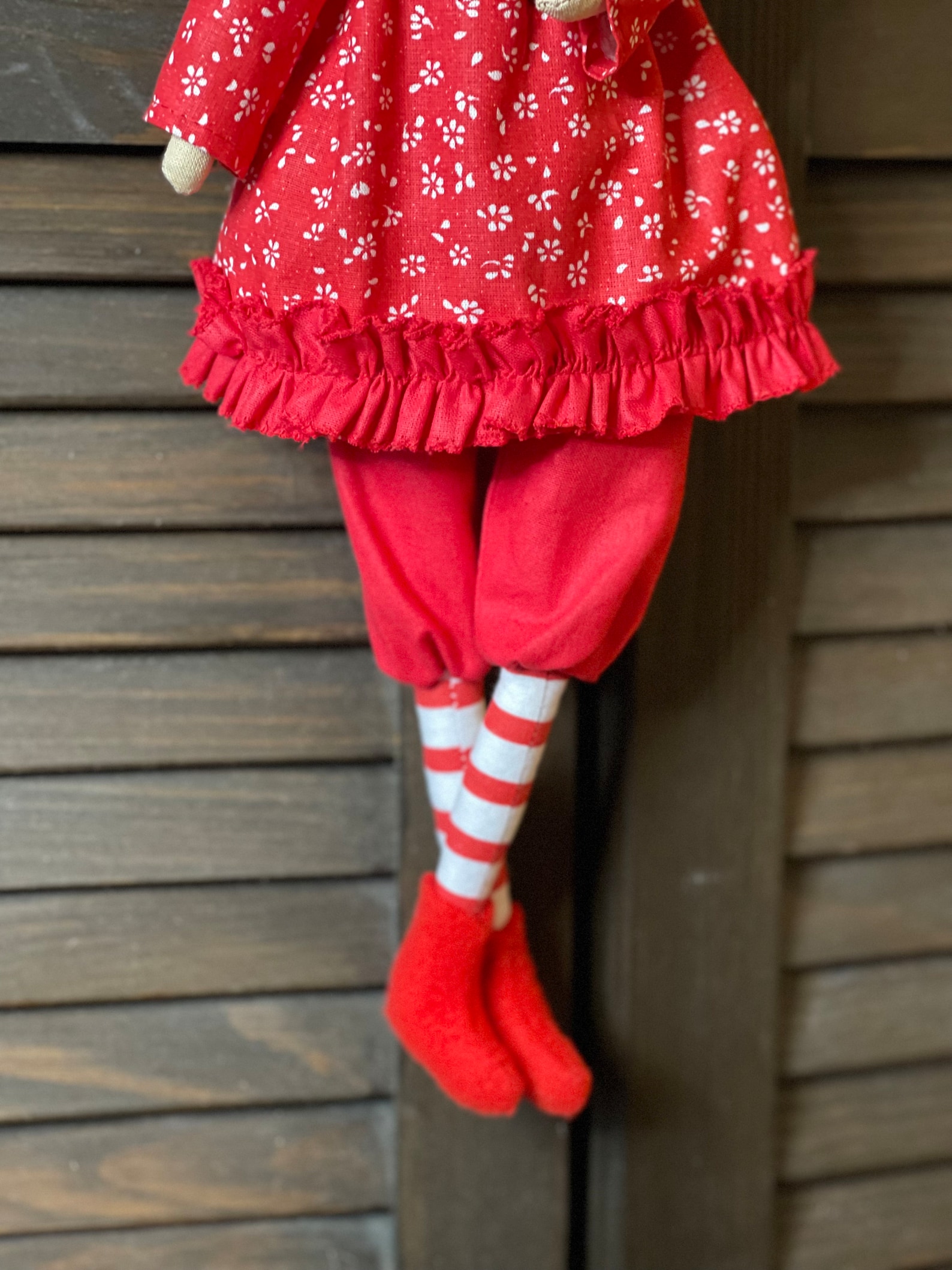 Santa Claus Santa Tilda Doll Scandinavian Christmas Doll - Etsy