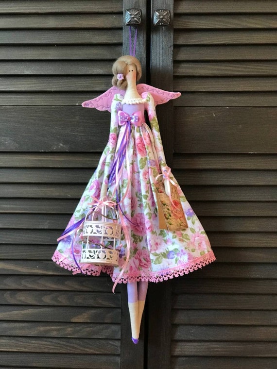 Tilda doll Angel doll handmade doll Self-gift doll | Etsy