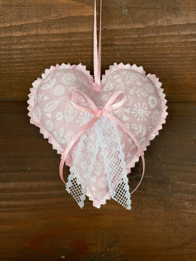 Pink Hearts Valentine's Day Gift Fabric Heart Bowl Fillers - Etsy
