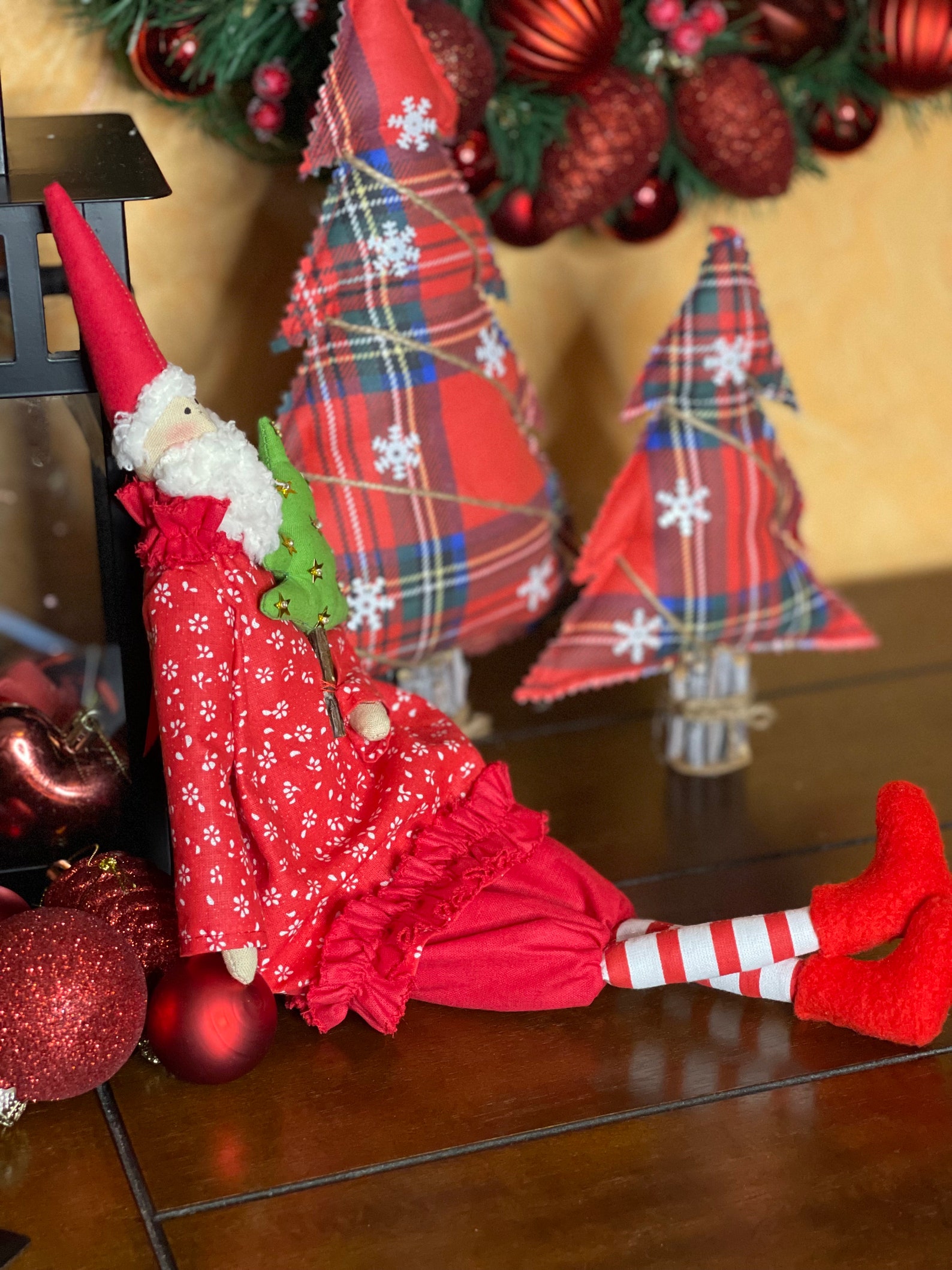 Santa Claus Santa Tilda Doll Scandinavian Christmas Doll Primitive ...