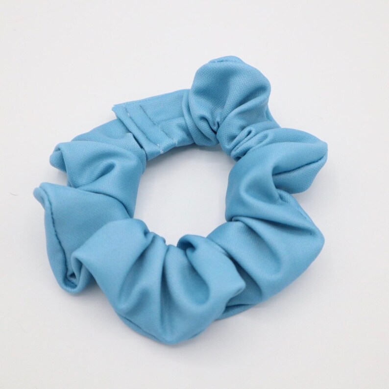 Light Blue Scrunchie Scrunchies Hair Ties Messy Bun | Etsy