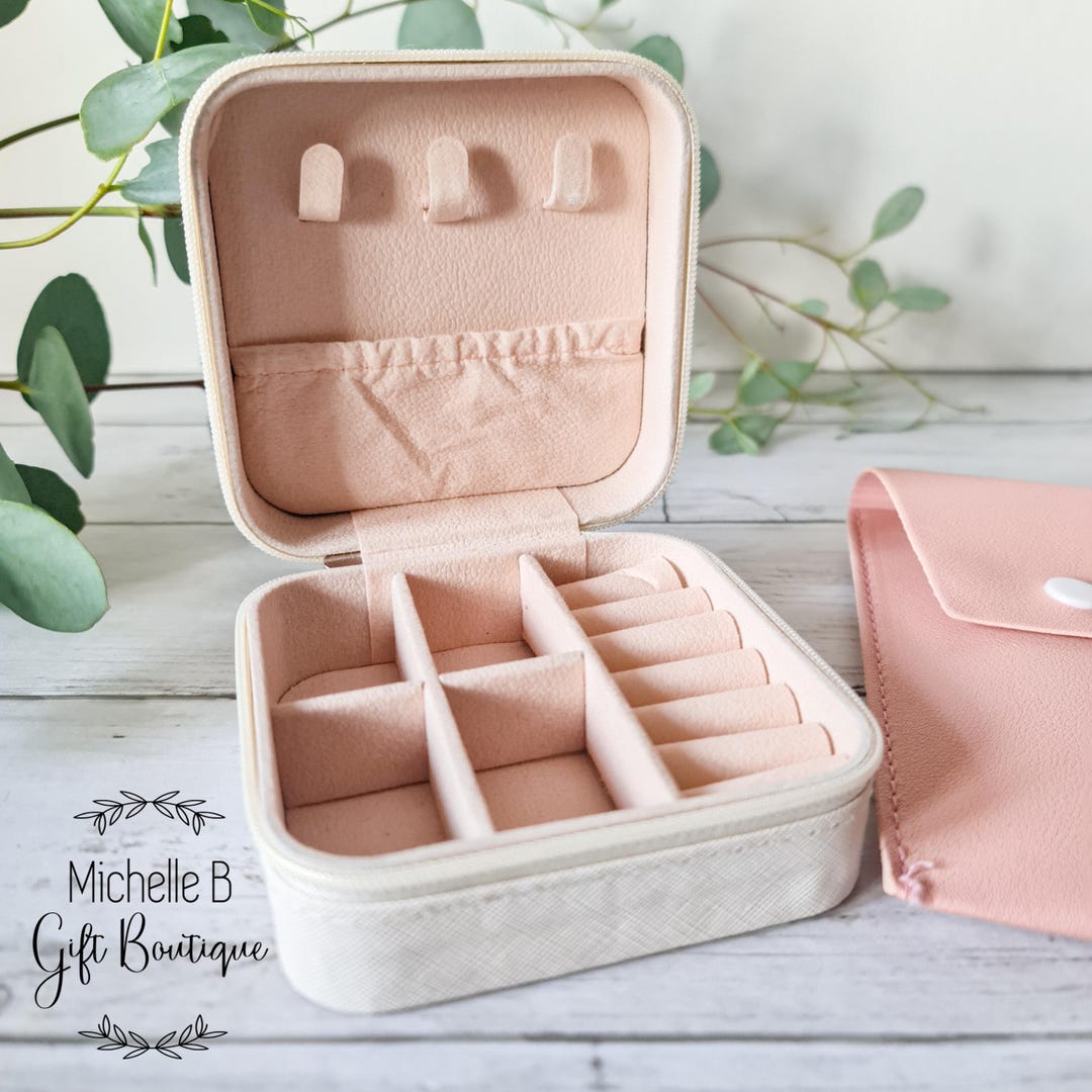 Personalised Jewellery Box, Mini Jewellery Box, Travel Jewellery Box ...