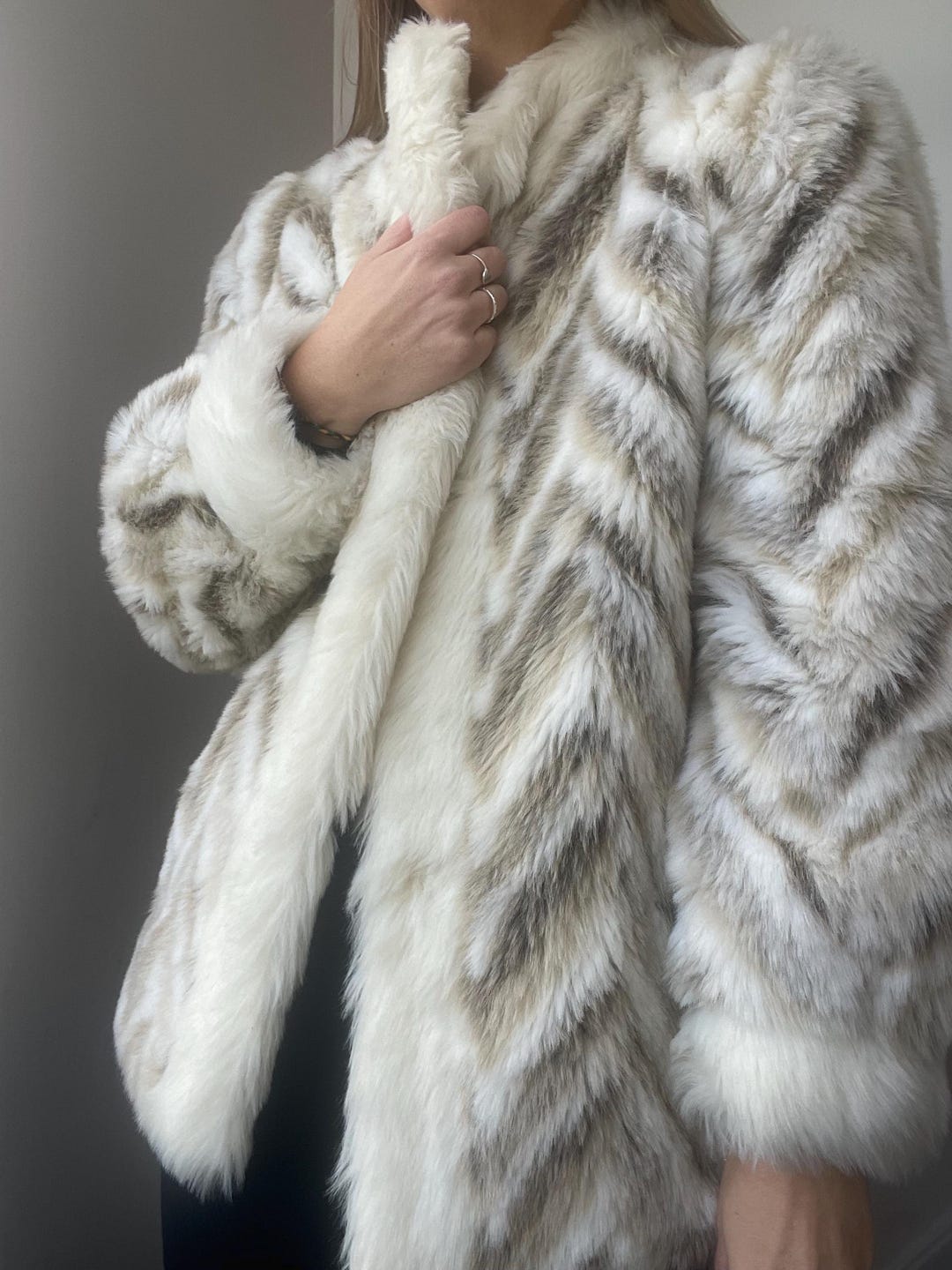 Vintage 1960s Astraka Faux Fur Jacket - Etsy