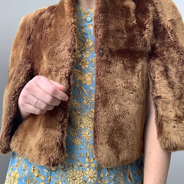 Faux Fur Shrug - Etsy UK
