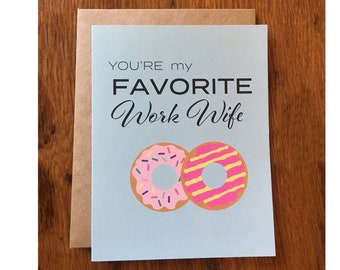 Work friend card | Etsy