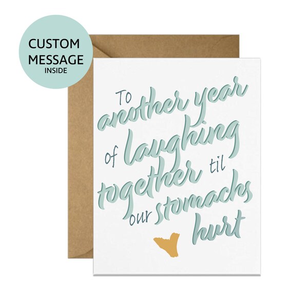 Friendaversary Card - Etsy
