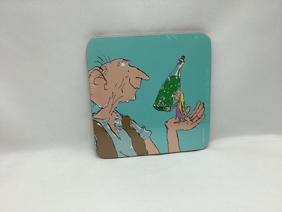 Roald Dahl the BFG Big Friendly Giant Cork Backed Coaster - Etsy