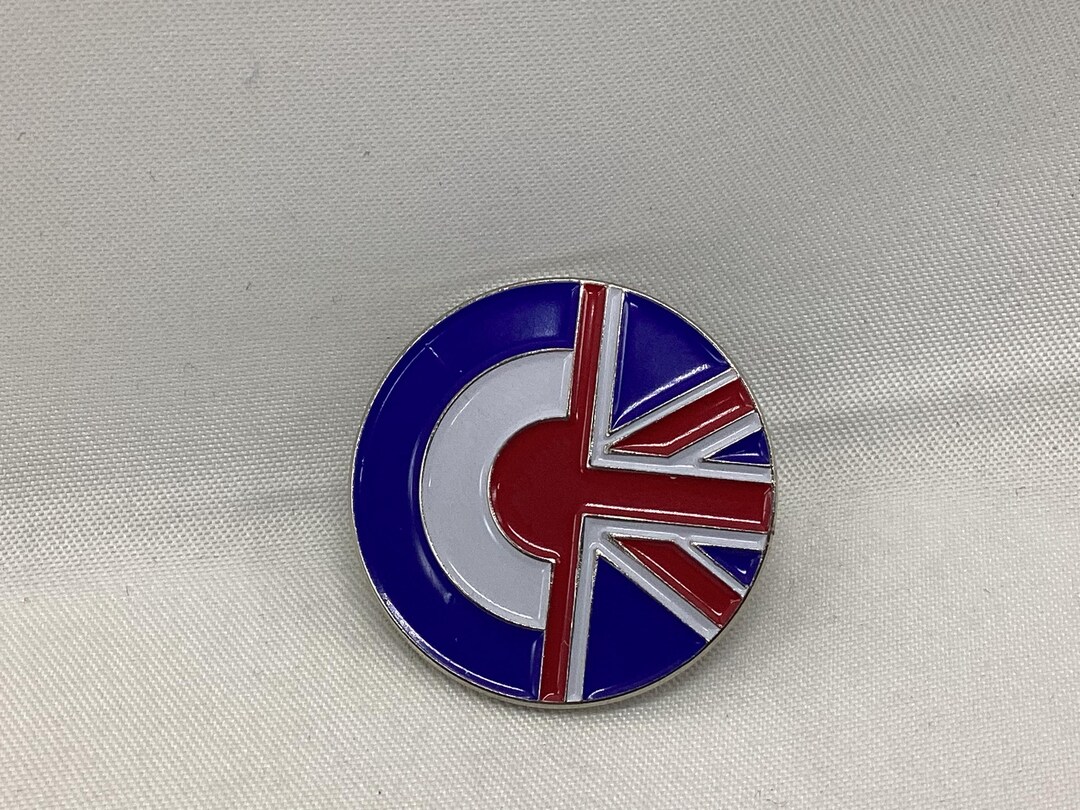 MOD Roundel and Union Jack Pin Badge - Etsy UK