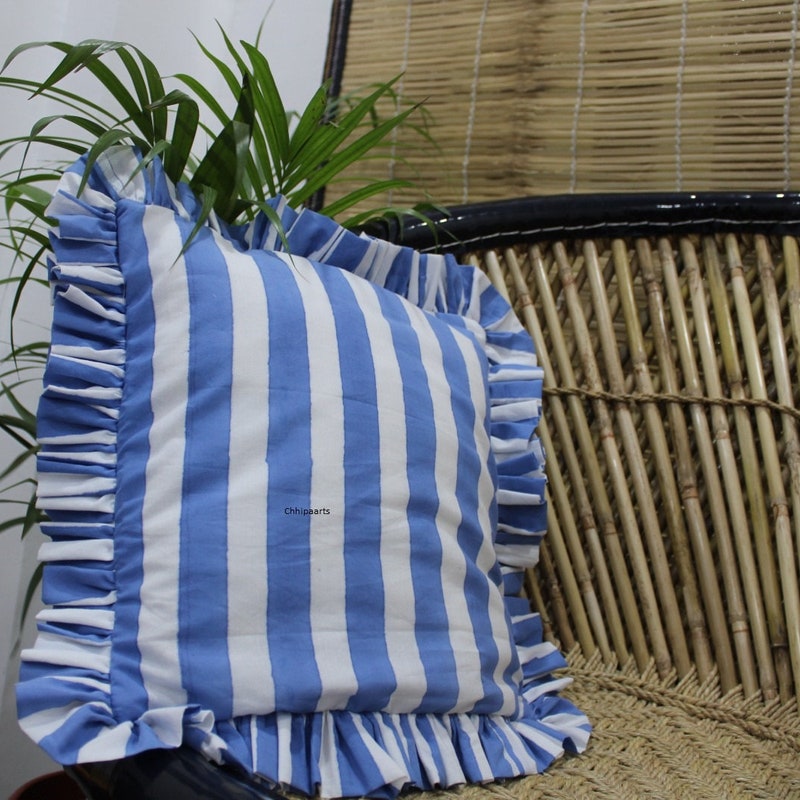 Block Print Seat Cushions - Etsy