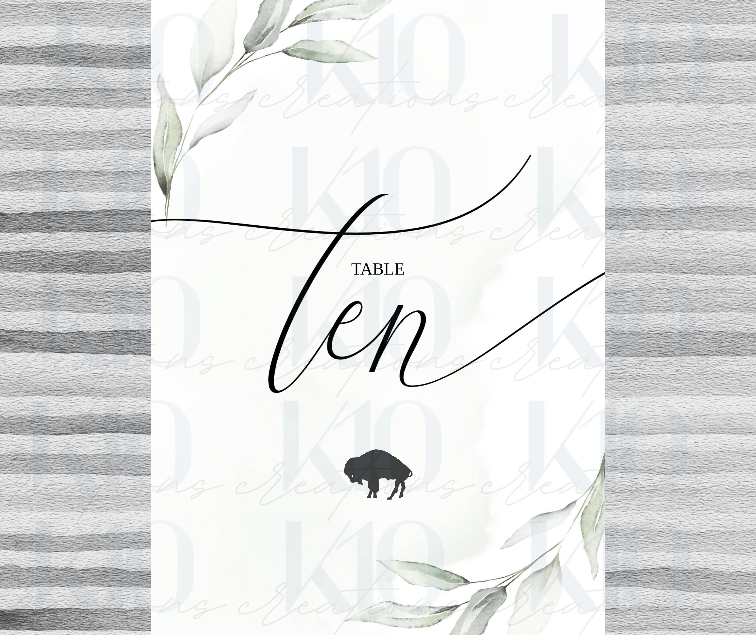 Printable Table Numbers, Wedding Table Numbers Download, Minimalistic ...
