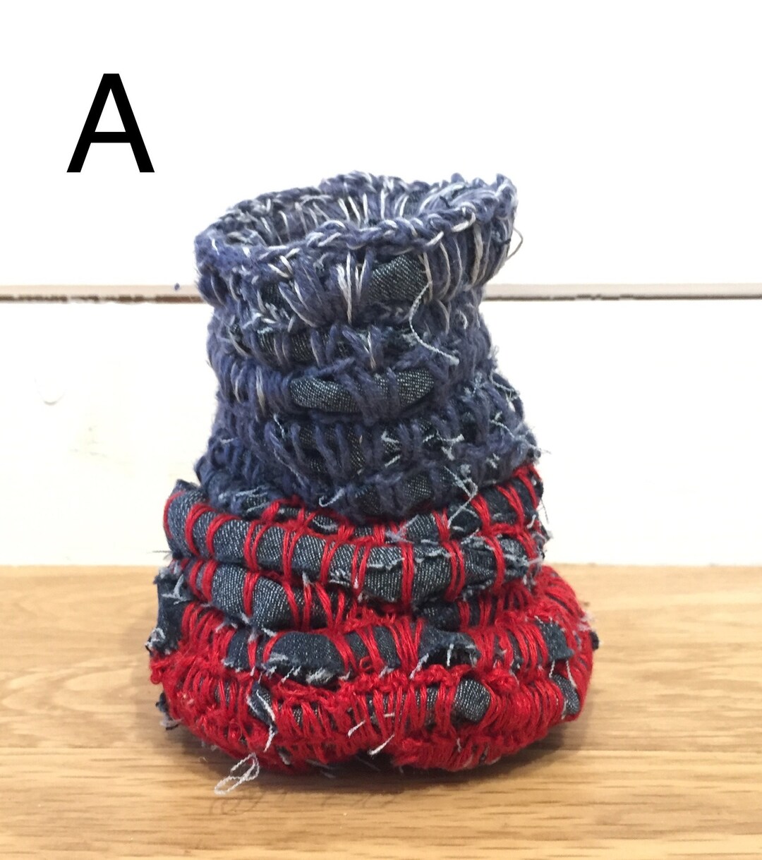 Handcrafted Decorative Textile Vessels Made From Upcycled Fabrics ...