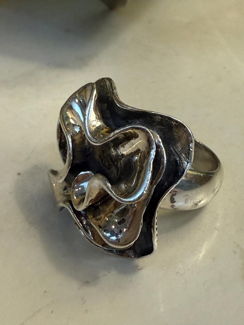 Bold Sterling Silver "blooming Flower" Statement Ring – Silpada Floral ...